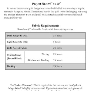 RANGELEY STARS Quilt Pattern - Deb Tucker - Studio 180 Design - Tucker ...