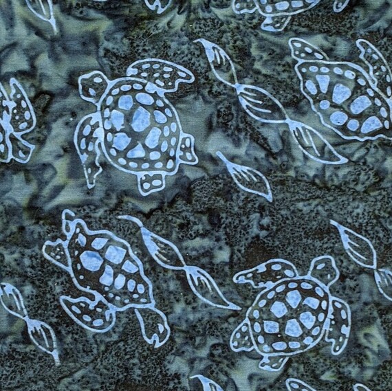 Batik Ocean Indonesian Batik Tast Modern Ocean Blue