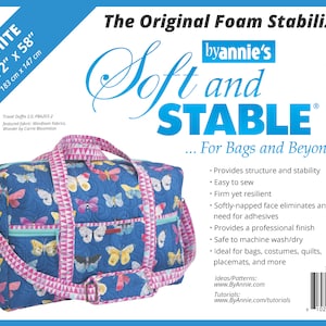 SOFT AND STABLE - Byannie.com - 72" X 58" - White Foam Stabilizer ...