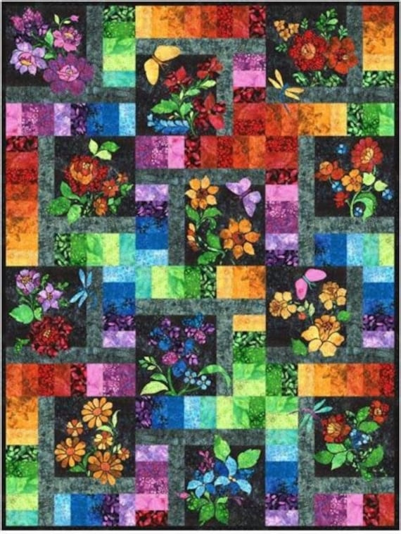 Enchanted Garden Quilt Pattern Enchanted Panels & Prints From @QT