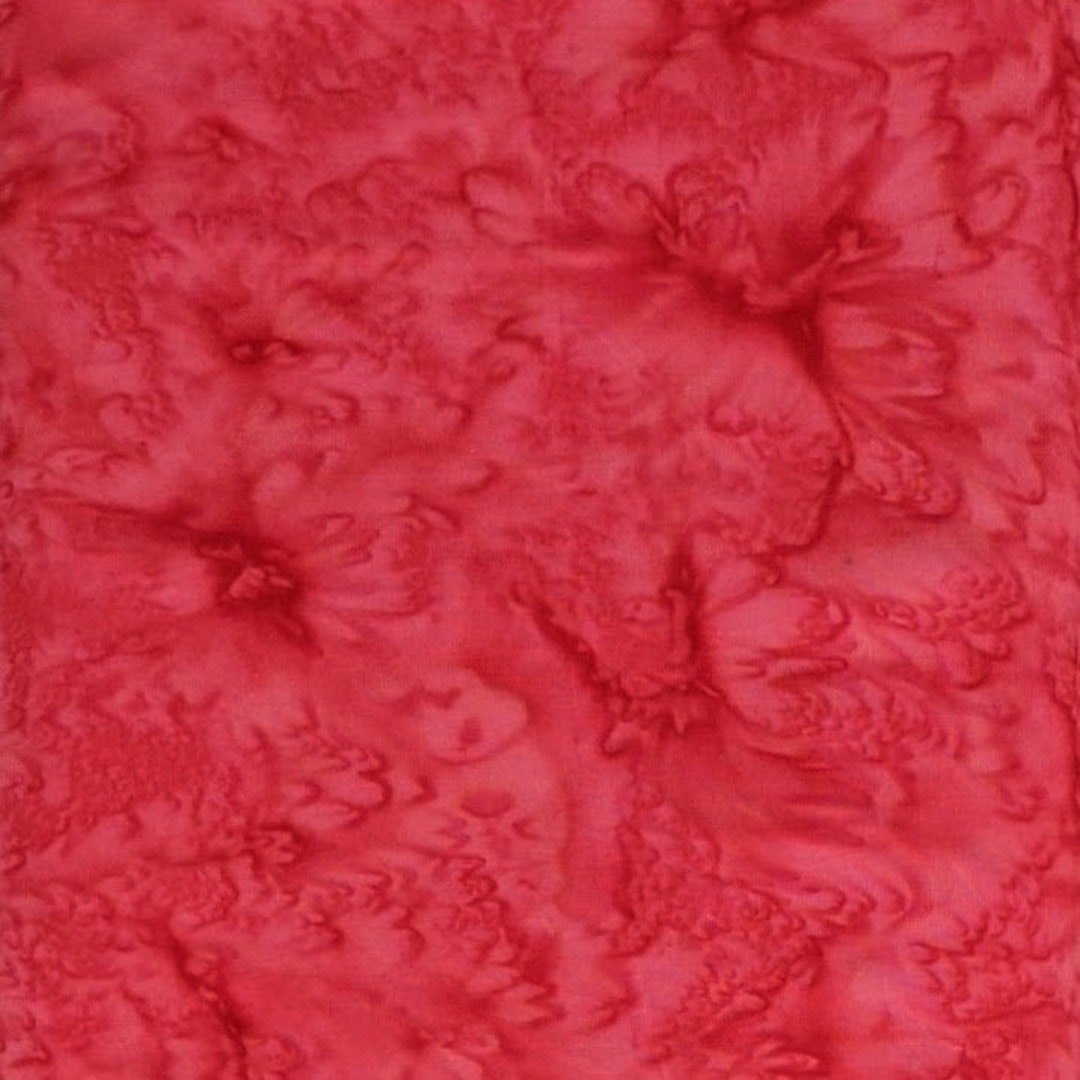 Batik Textiles 6077 Magenta Pink Watercolor Basic Fabric Blender Bright ...