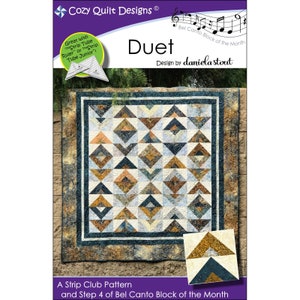 DUET bel Canto Step 4 B.O.M. Quilt Pattern by Daniela Stout for Cozy ...