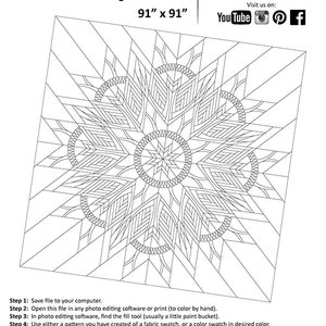 AMETHYST Foundation Paper Piecing Quilt Pattern - Judy Niemeyer ...