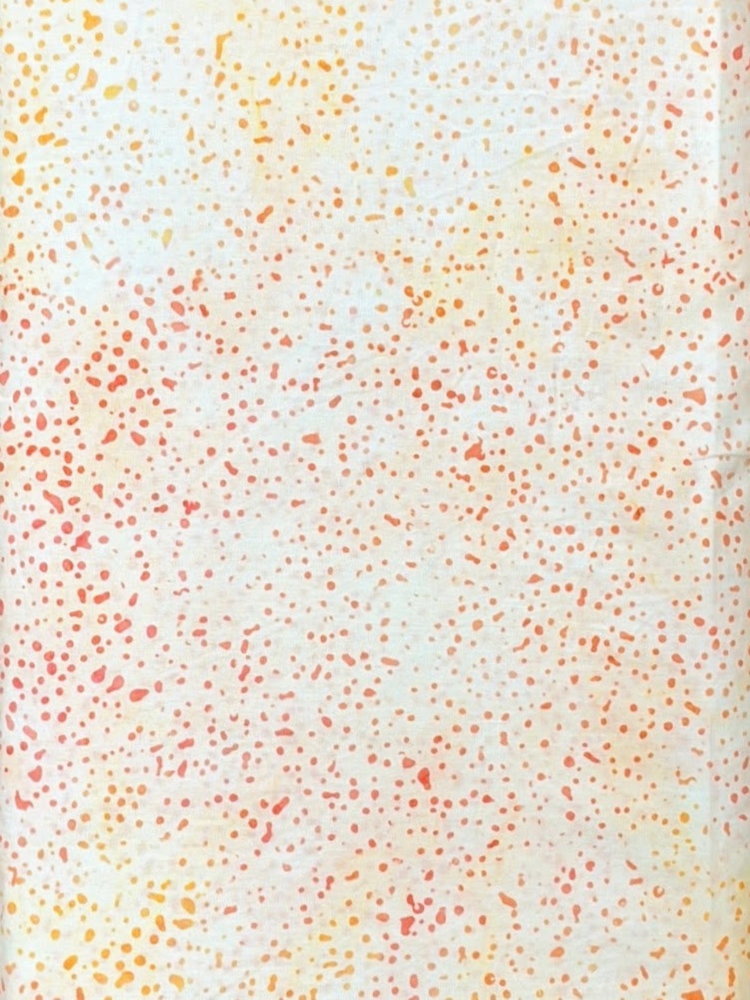 Majestic Batiks Cannon Beach 360 Orange Pink Mini Dots - Etsy
