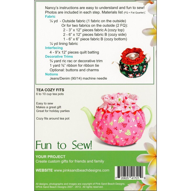 AFTERNOON TEA PARTY Sewing Pattern - Pink Sand Beach Designs 104 Nancy ...