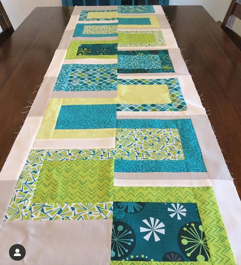 MODBOX Quilt Pattern Colourwerx Colorful Contemporary | Etsy