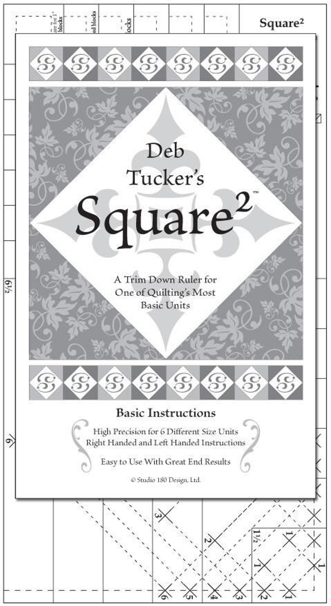 SQUARE SQUARED Tool Ruler - Deb Tucker - Studio 180 Design - DT09 ...