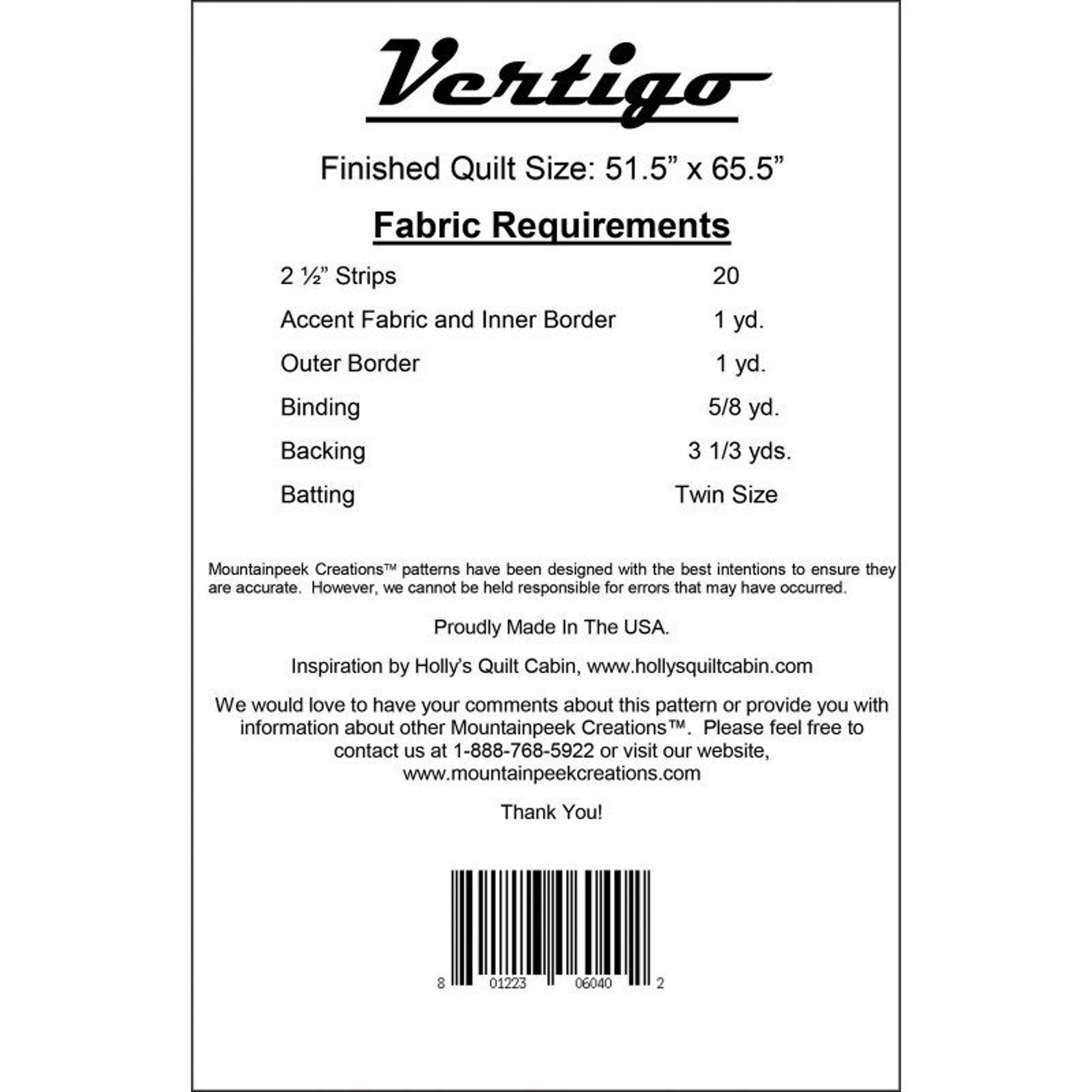 VERTIGO Quilt Pattern Kari Nichols Mountainpeek Creations | Etsy