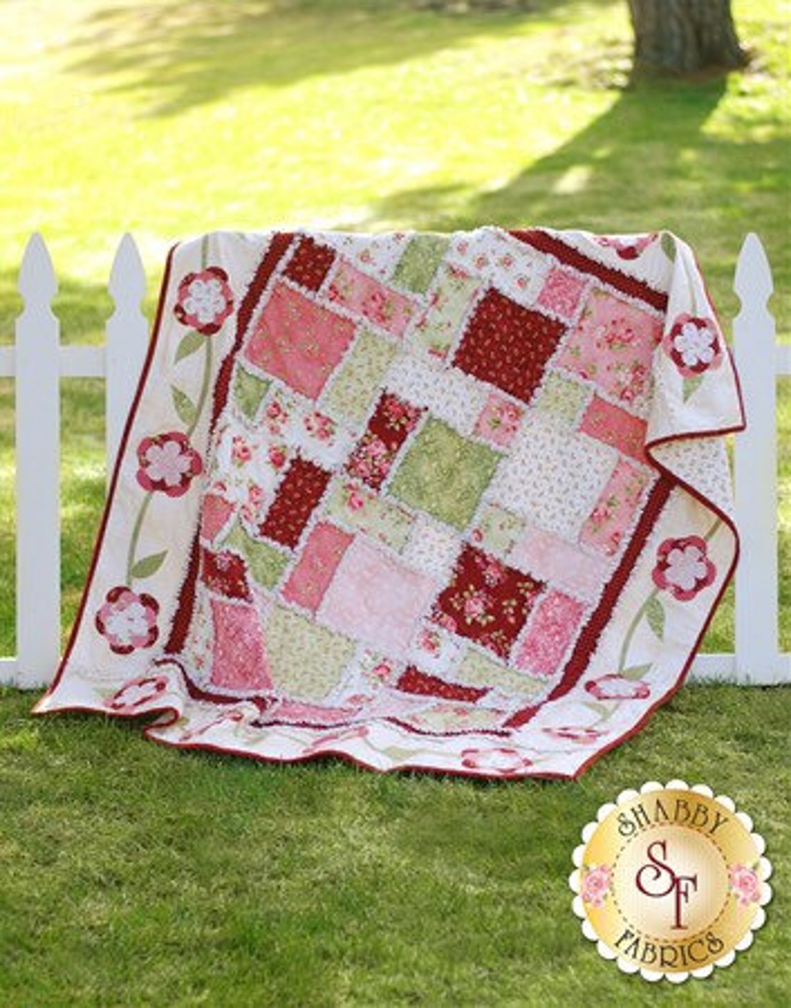 ROSE RAG Quilt Pattern by Jennifer Bosworth for Shabby Fabrics SHF49870 ...