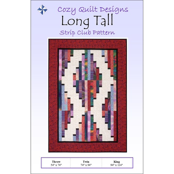 LONG TALL Quilt Pattern Daniela Stout Cozy Quilt Designs | Etsy