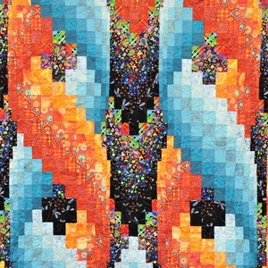 CARTWHEELS Bargello Quilt Pattern - Fabric Therapy - the Quilter's ...