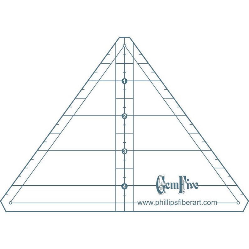 JEWEL BOX GEM 5 & 10 Template Tool Phillips Fiber Art - Etsy