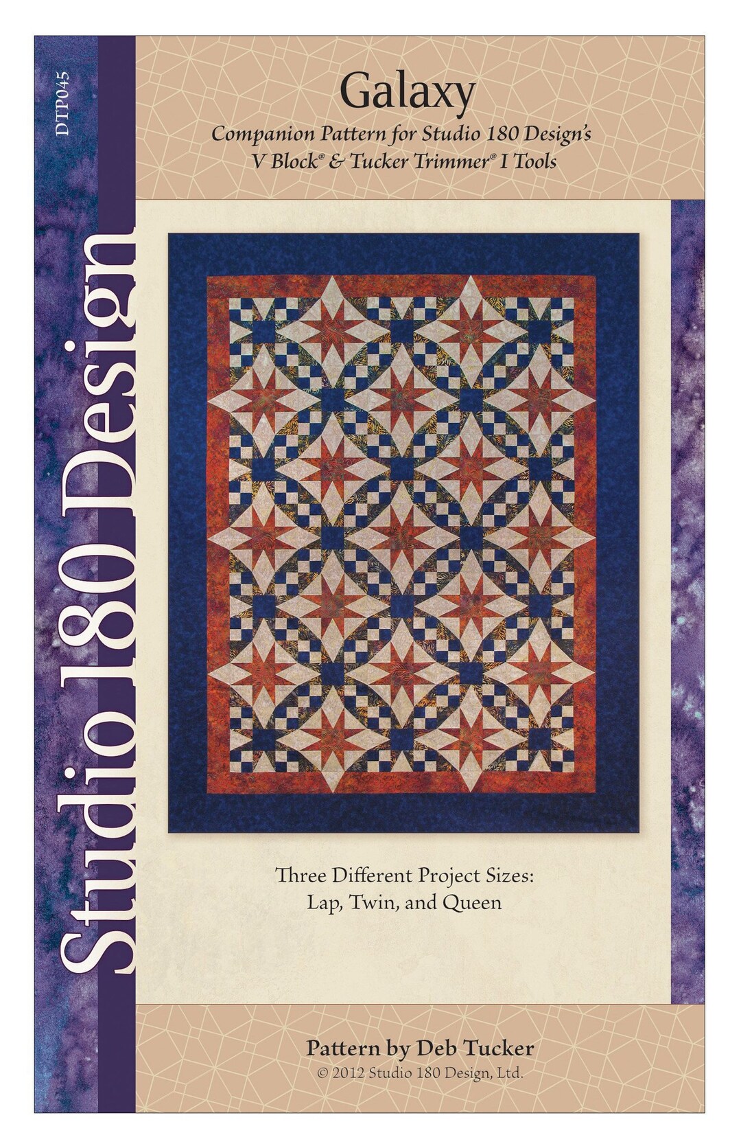 GALAXY Quilt Pattern - Deb Tucker - Studio 180 Design - V Block ...
