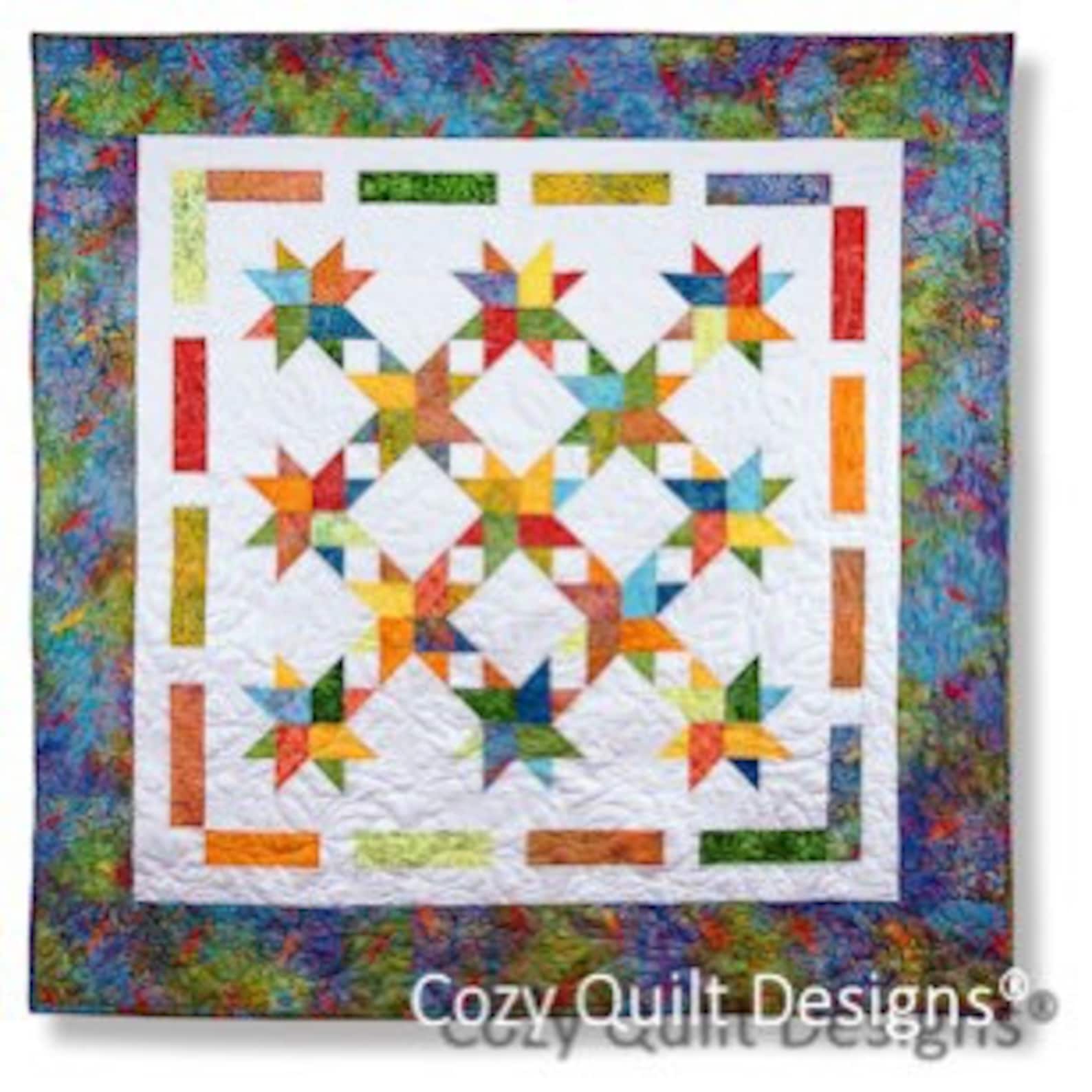 STARDUST Quilt Pattern Daniela Stout Cozy Quilt Designs | Etsy