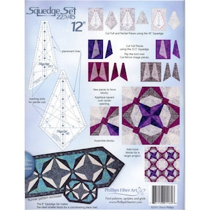 SQUEDGE 45 & 22.5 DEGREE Template Tool Set for 12" Blocks - Phillips ...