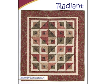 Radiant Quilt Pattern by Daniela Stout for Cozy Quilt Designs - Etsy