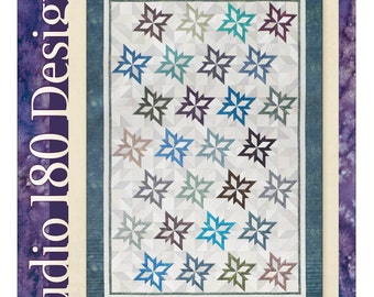 EMERALD ISLE Quilt Pattern Running W/ Scissors Studio 180 Design River ...