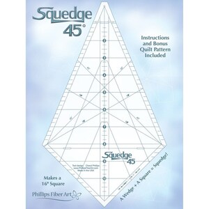 SQUEDGE 45 DEGREE Template Tool - Phillips Fiber Art - Cheryl Phillips ...