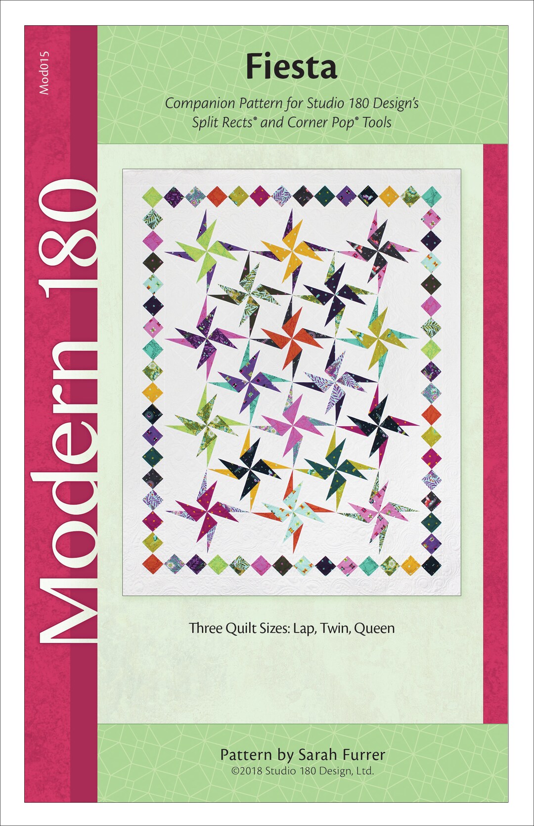 FIESTA Quilt Pattern - Sarah Furrer - Studio 180 Design - Split Rects ...