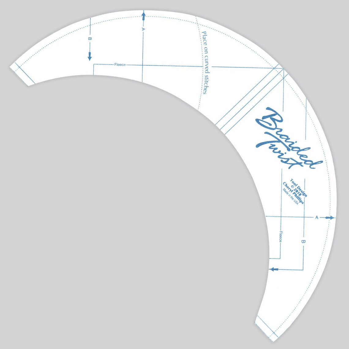 BRAIDED TWIST Template Tool Phillips Fiber Art Table | Etsy