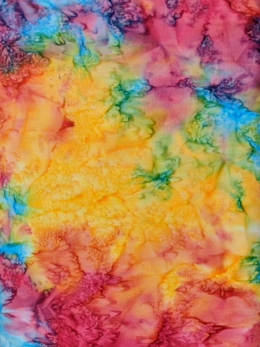 Batik Textiles 4943 Rainbow Watercolor Rainbow Sherbet Fabric Blender ...