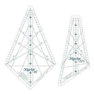 SQUEDGE 45 & 22.5 DEGREE Template Tool Set for 12" Blocks - Phillips ...