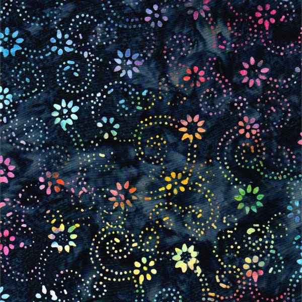 Rainbow Batik Fabric - Etsy