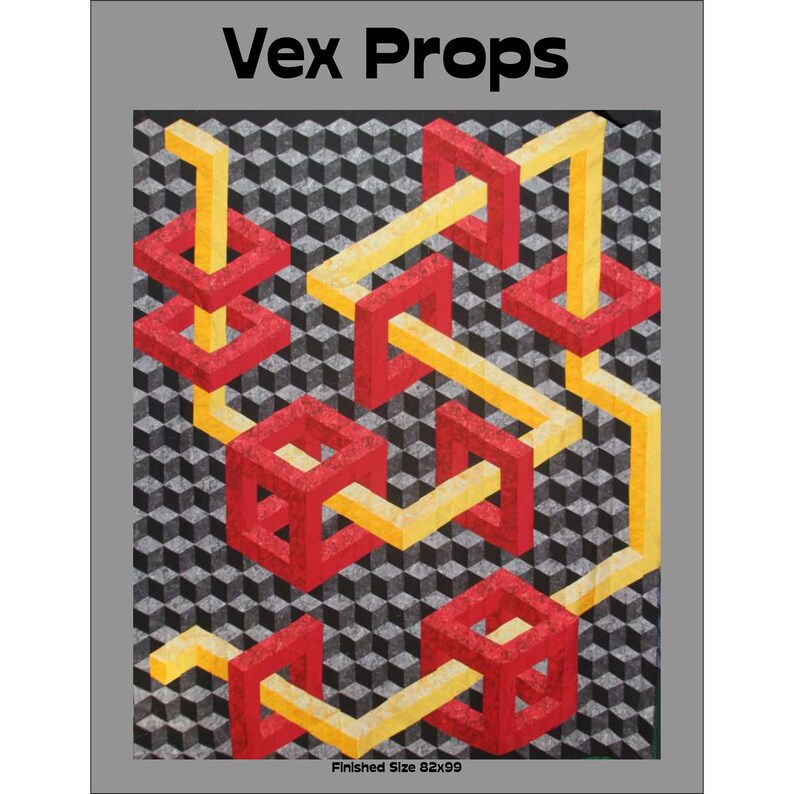 VEX PROPS Quilt Pattern by Fabric Therapy for the - Etsy