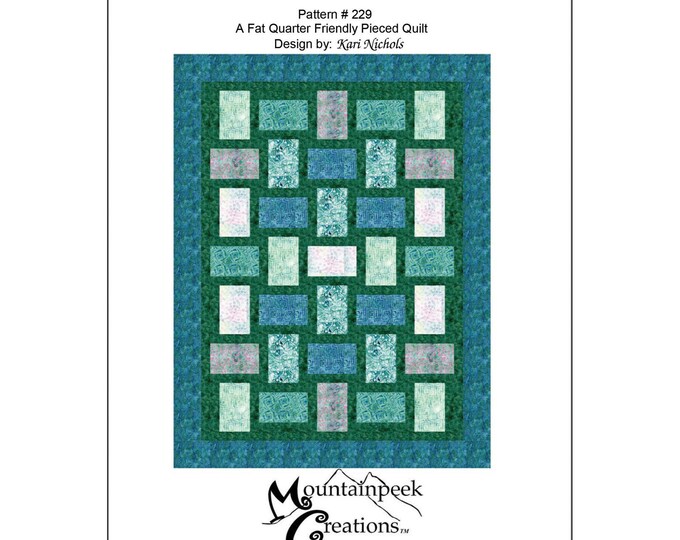 CHARMING FRACTIONS Quilt Pattern Kari Nichols Mountainpeek | Etsy