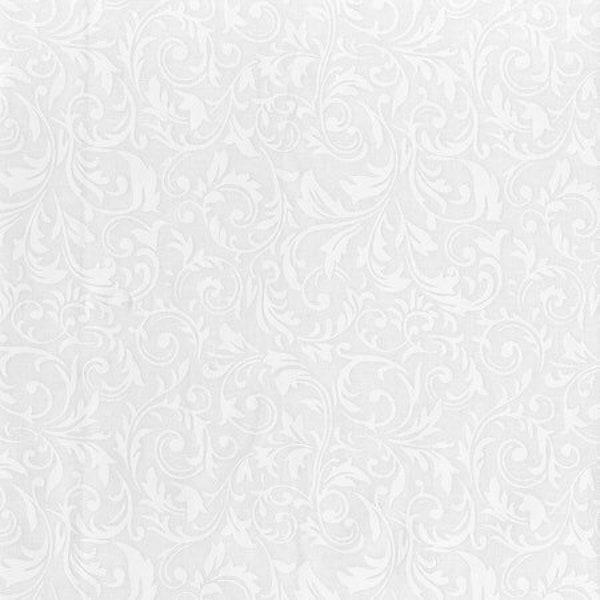 White Tonal Fabric - Etsy