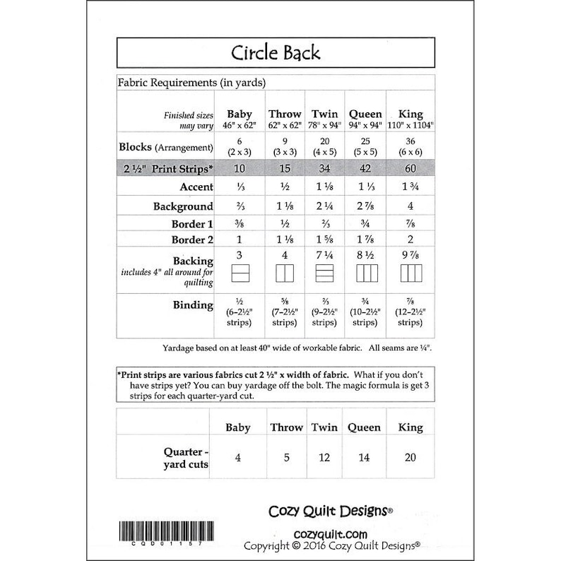 CIRCLE BACK Quilt Pattern Daniela Stout Cozy Quilt Designs - Etsy