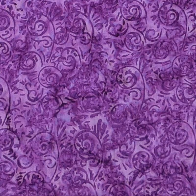 Purple Batik Fabric - Etsy
