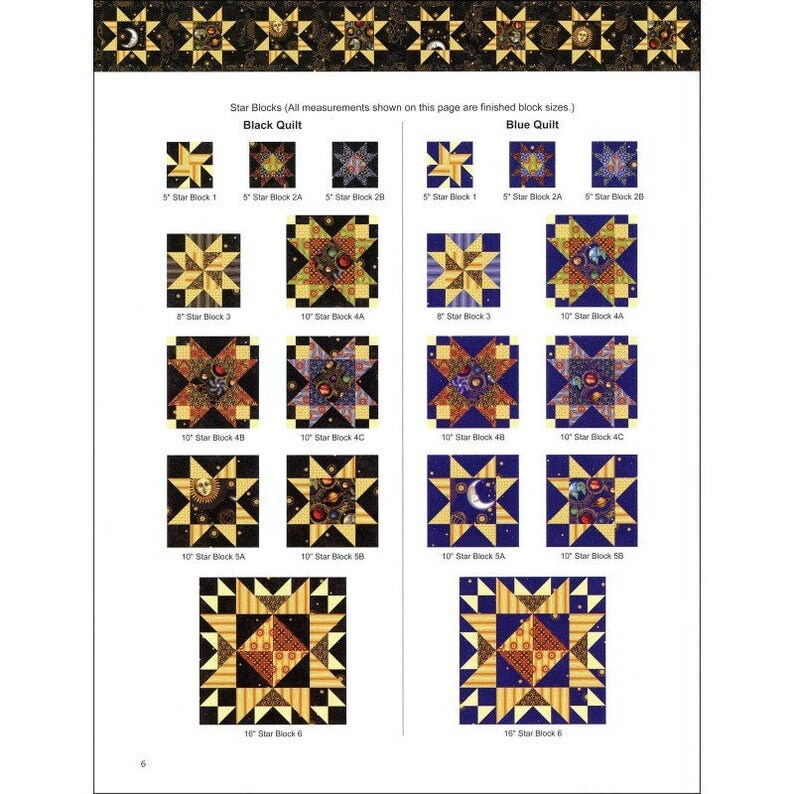 Jewels of the Universe - BOM Quilt Pattern Booklet - Jason Yenter - in ...