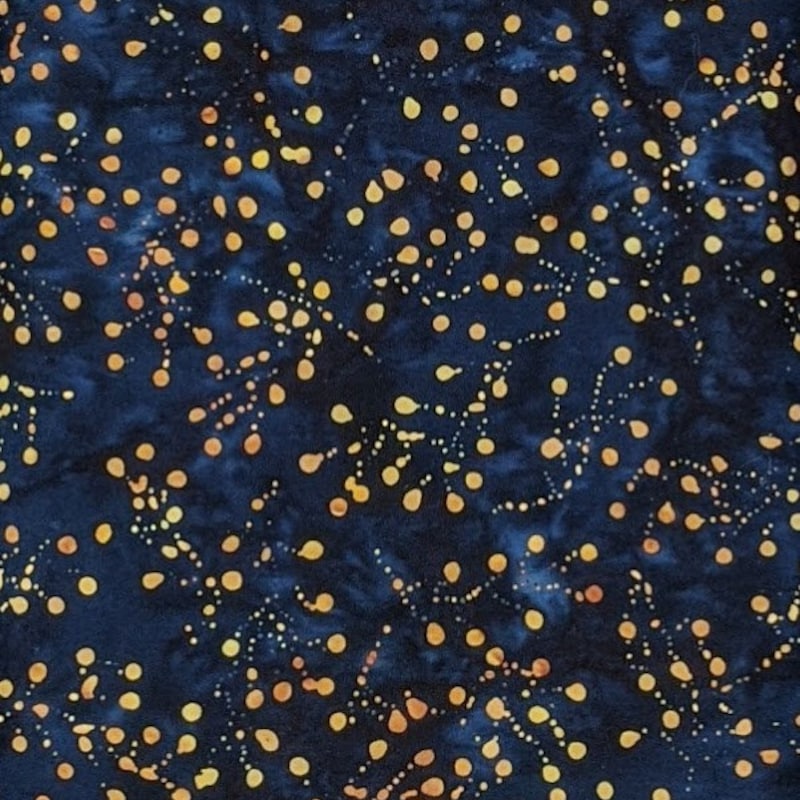 Navy and Gold Fabric - Etsy