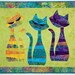 MOD CAT Quilt Pattern - Colourwerx - Colorful Contemporary Modern ...