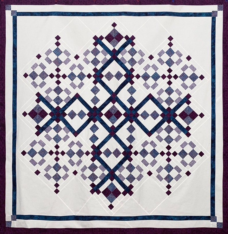 ZEN GARDEN Modern 180 Quilt Pattern Running With Scissors | Etsy