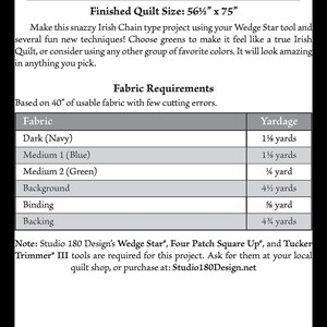 EMERALD ISLE Quilt Pattern - Running W/ Scissors - Studio 180 Design ...