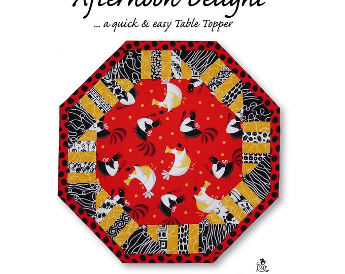 AFTERNOON DELIGHT Table Topper Sewing Pattern - Tiger Lily Press ...