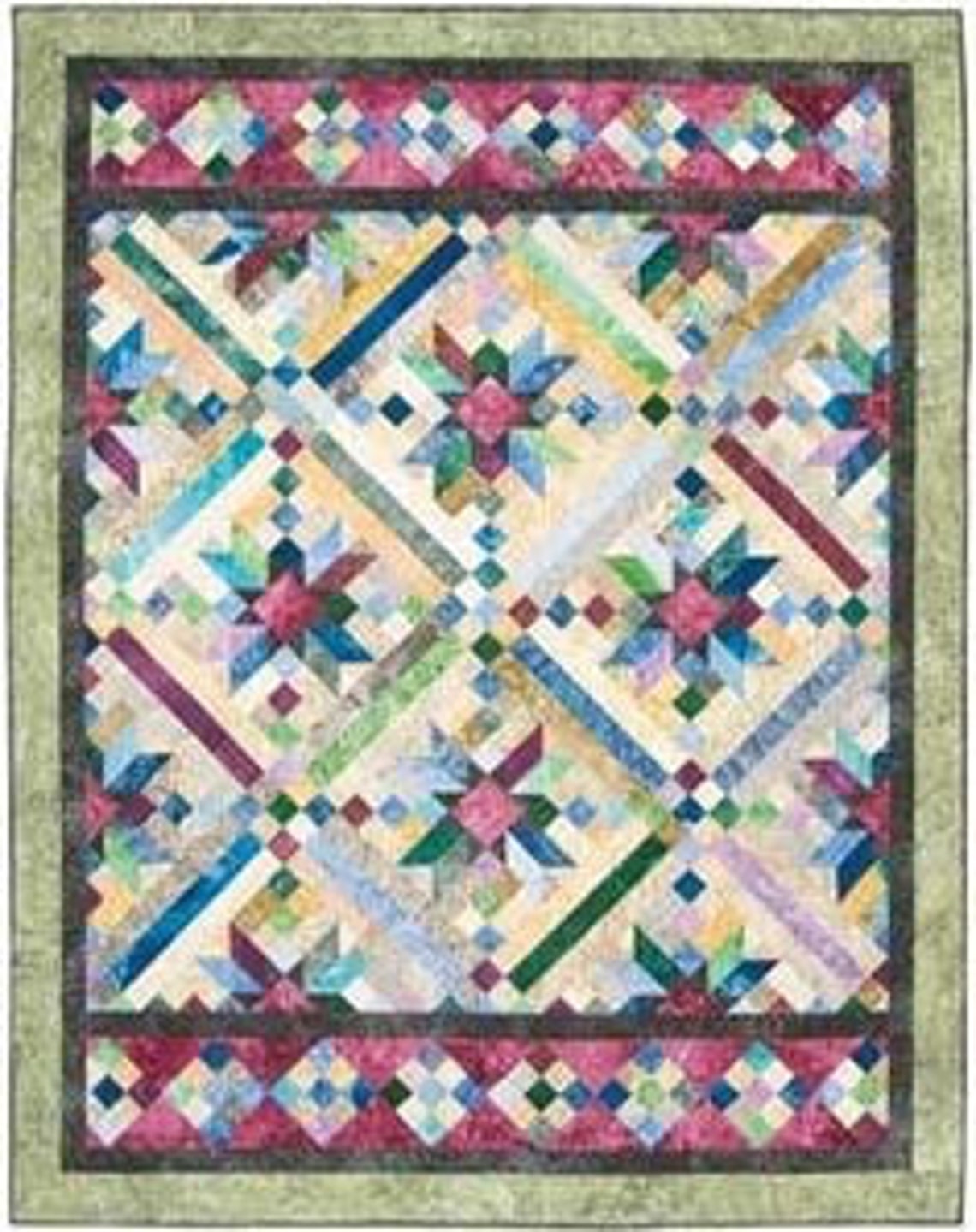 SMOKEY RIVER Quilting Pattern by Chris Hoover for Whirligig - Etsy