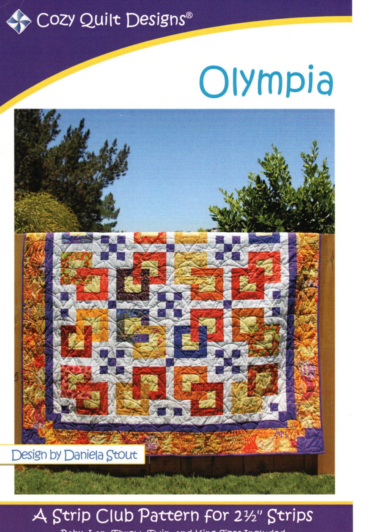 OLYMPIA Quilt Pattern Daniela Stout Cozy Quilt Designs | Etsy