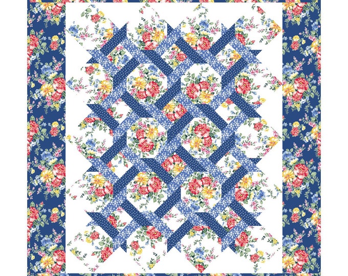 Cherry Lemonade GARDEN TWIST Quilt Pattern by in the Beginning Fabrics ...