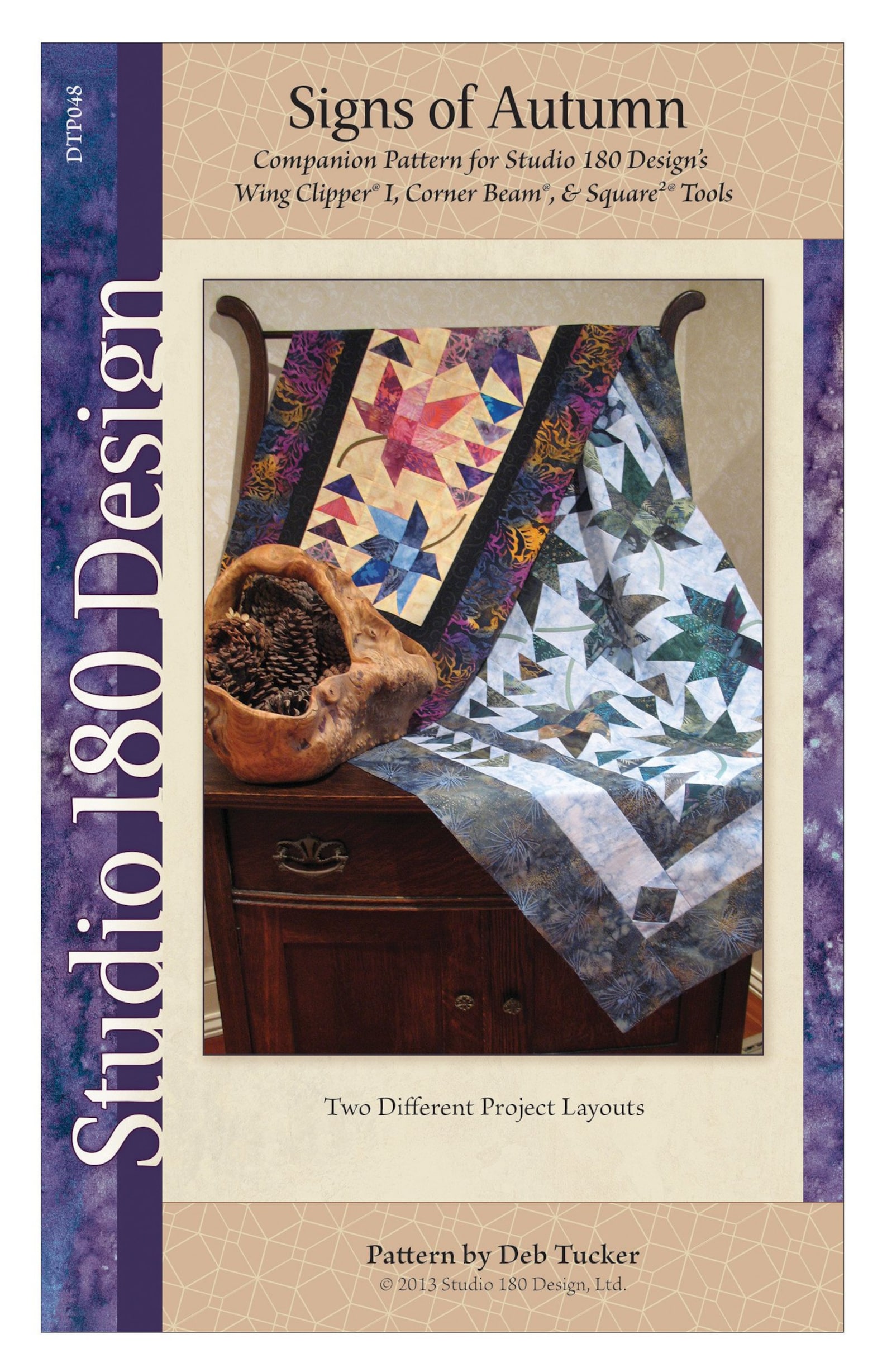 SIGNS OF AUTUMN Quilt Pattern - Deb Tucker - Studio 180 Design - Corner ...