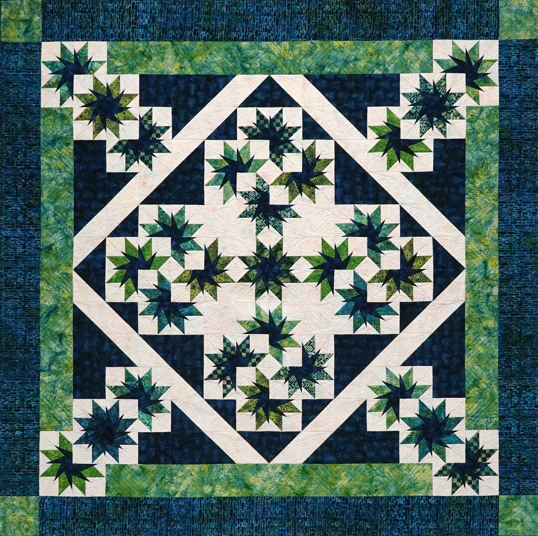 WATER LILY Quilt Pattern - Deb Tucker - Studio 180 Design - Rapid Fire ...