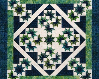 EMERALD ISLE Quilt Pattern Running W/ Scissors Studio 180 Design River ...