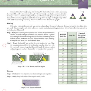 TECHNIQUE SHEETS - Studio 180 Design - Deb Tucker - Wedge Star, Four Patch, Split Rects Lemoyne ...