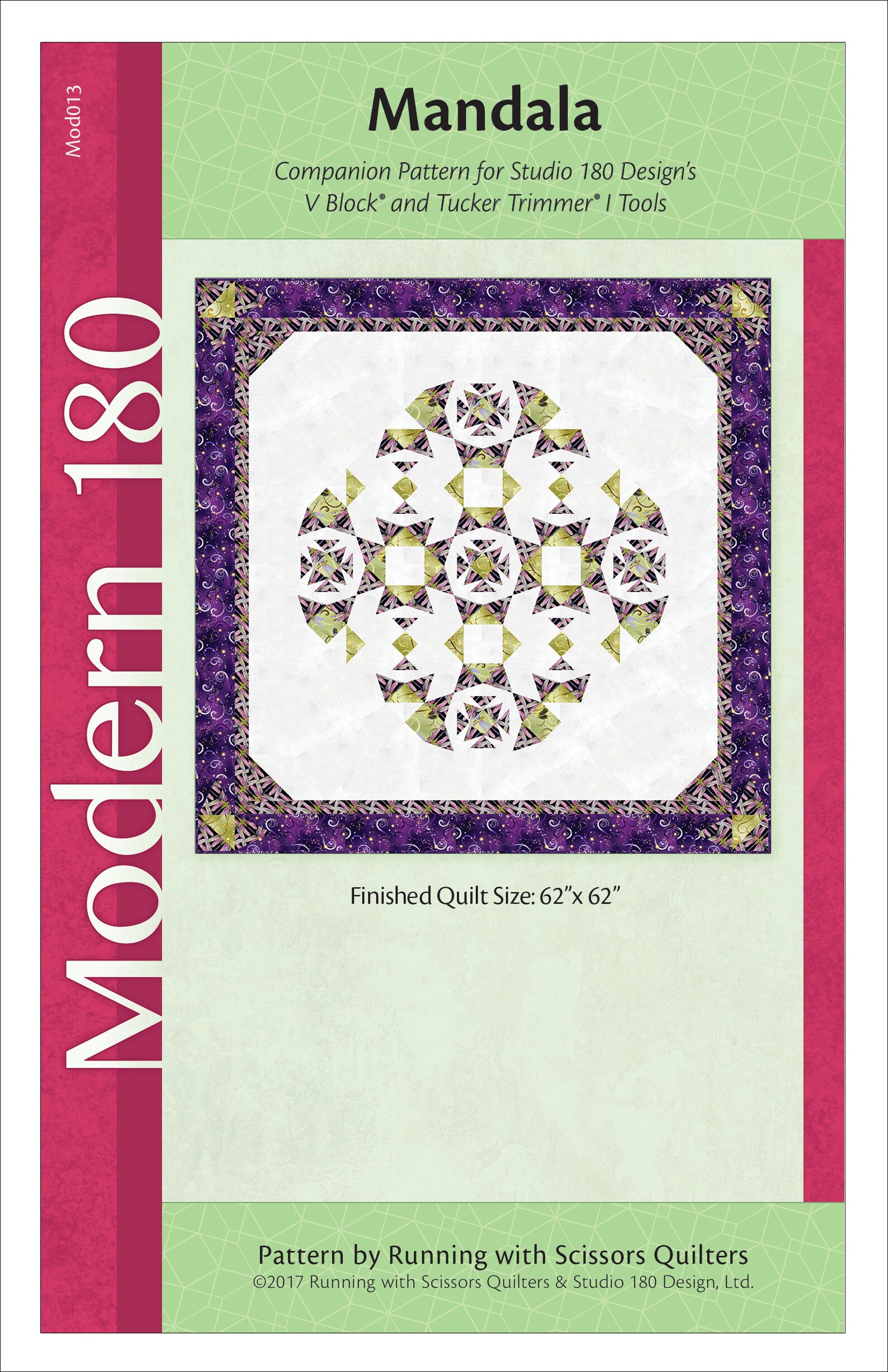 MANDALA Quilt Pattern Running With Scissors Quilters - Etsy