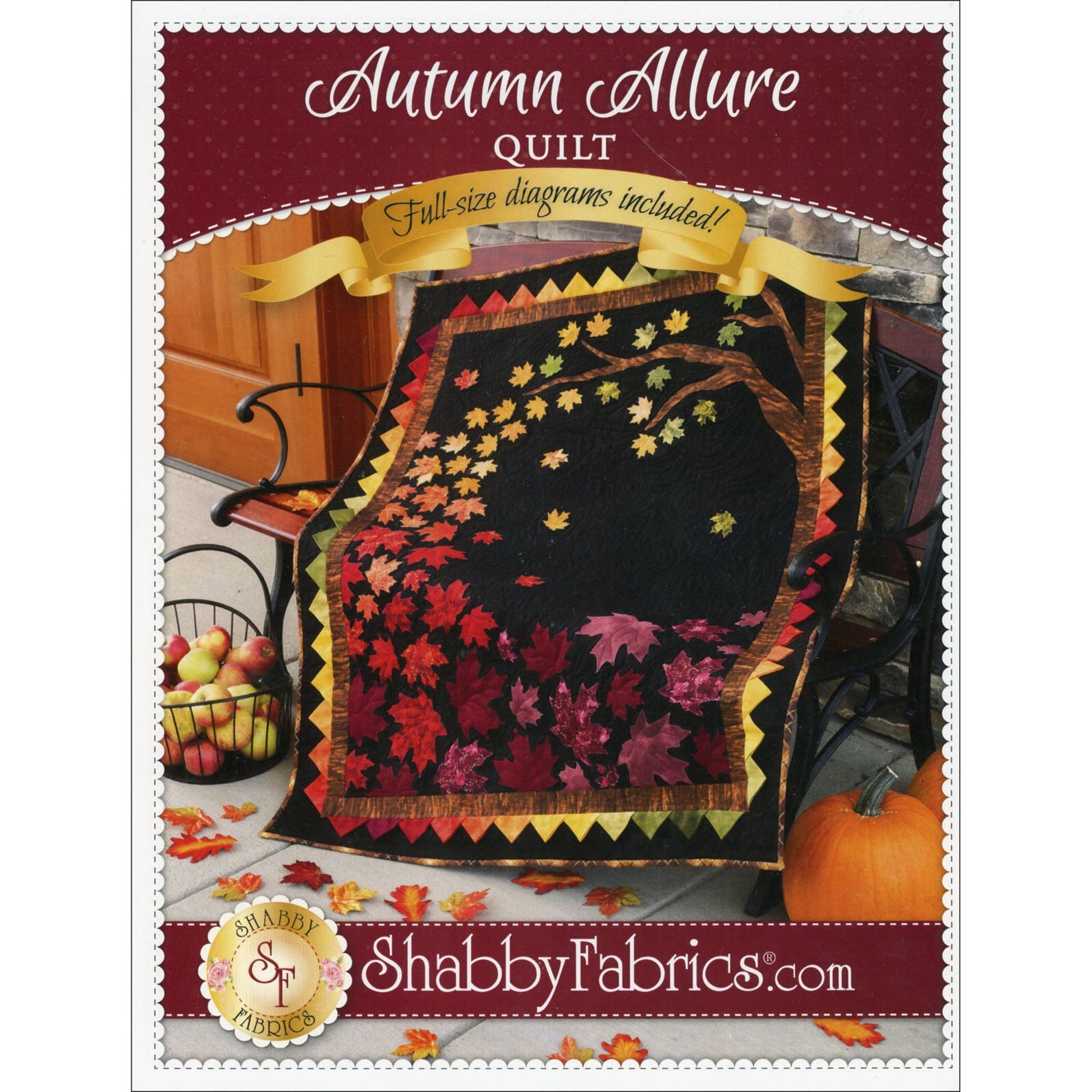 AUTUMN ALLURE Quilt Pattern by Jennifer Bosworth for Shabby Fabrics ...
