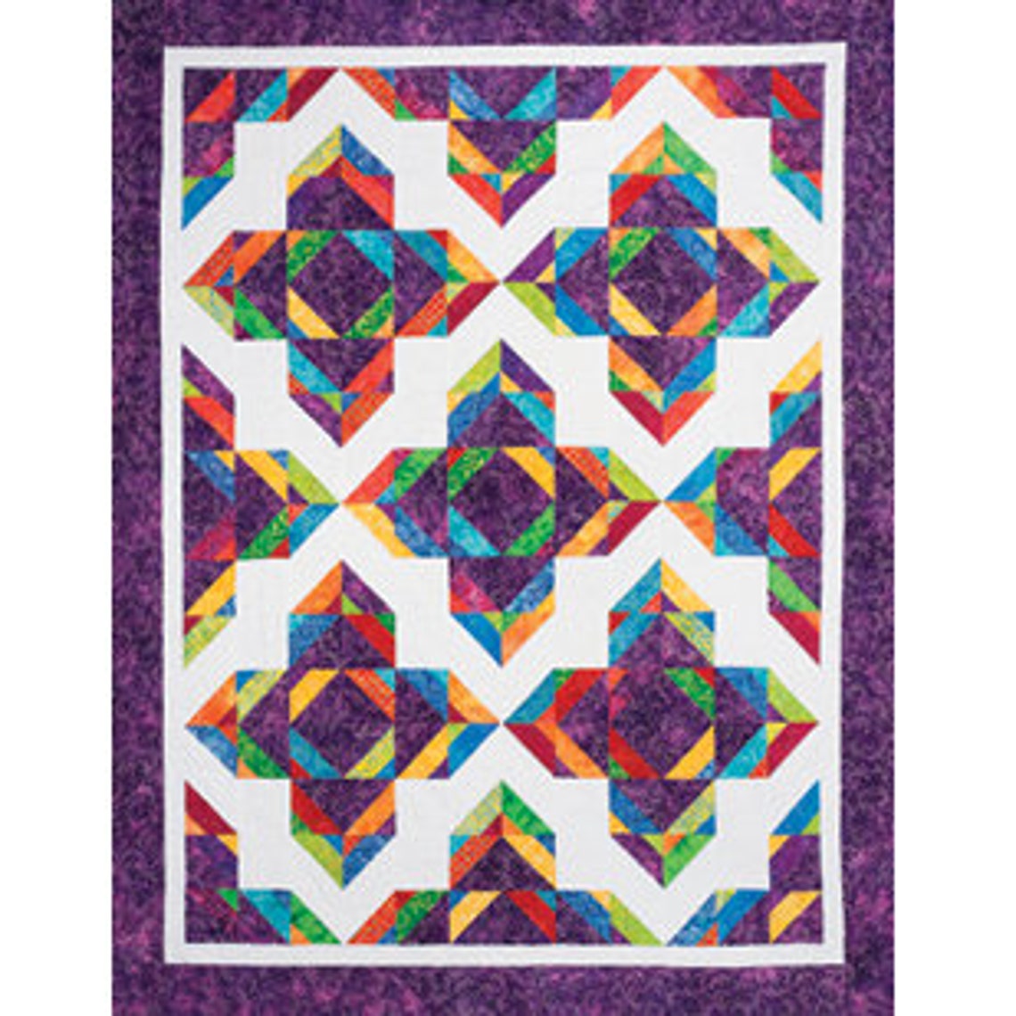 LOTUS BLOSSOM Quilt Pattern Daniela Stout Cozy Quilt | Etsy