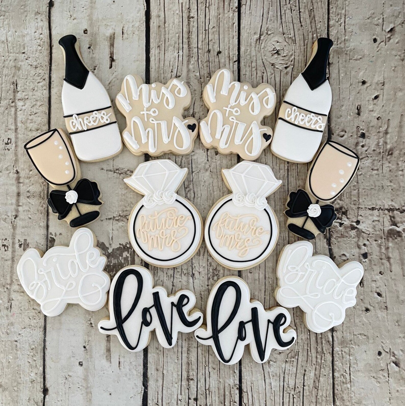 Miss to Mrs Bride to Be Future Misses Bridal Shower Cookies - Etsy
