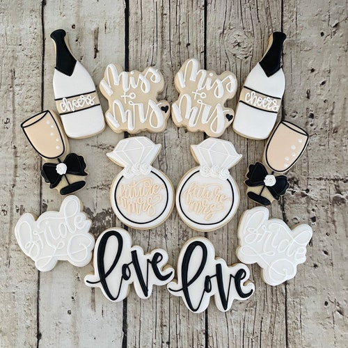 Miss to Mrs Bride to Be Future Misses Bridal Shower Cookies - Etsy